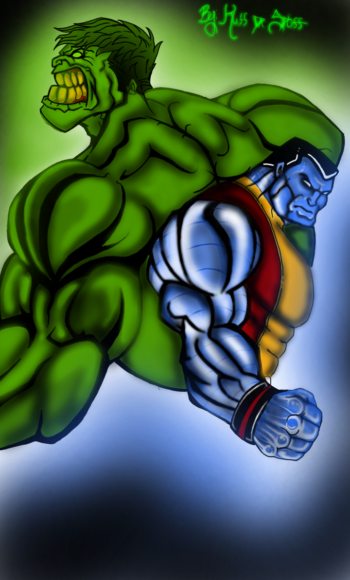 Hulk n colossus - ibisPaint