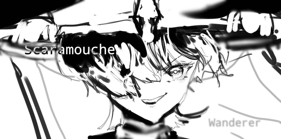 Scaramouche from Genshin Impact - ibisPaint