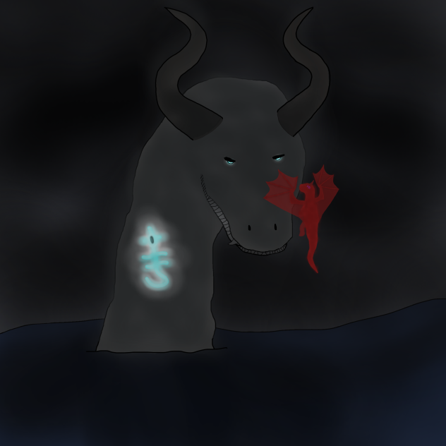 The Dragon and The Leviathan - ibisPaint