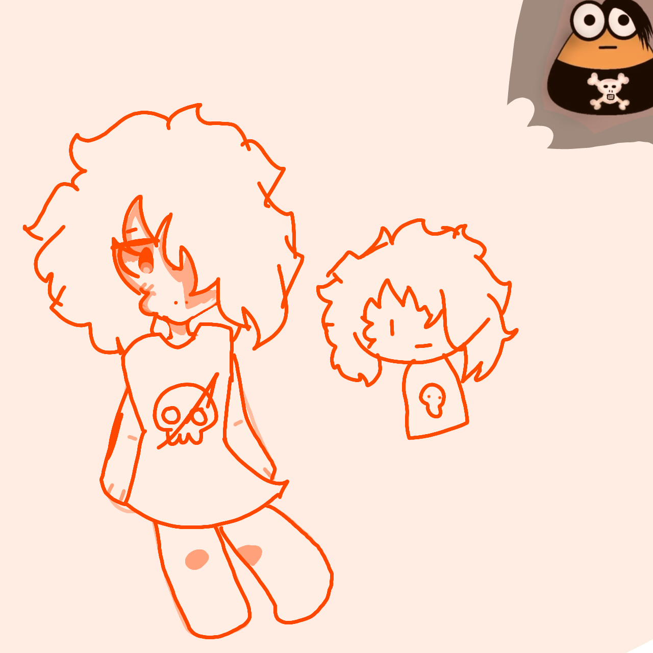 i made emo pou as a character - ibisPaint