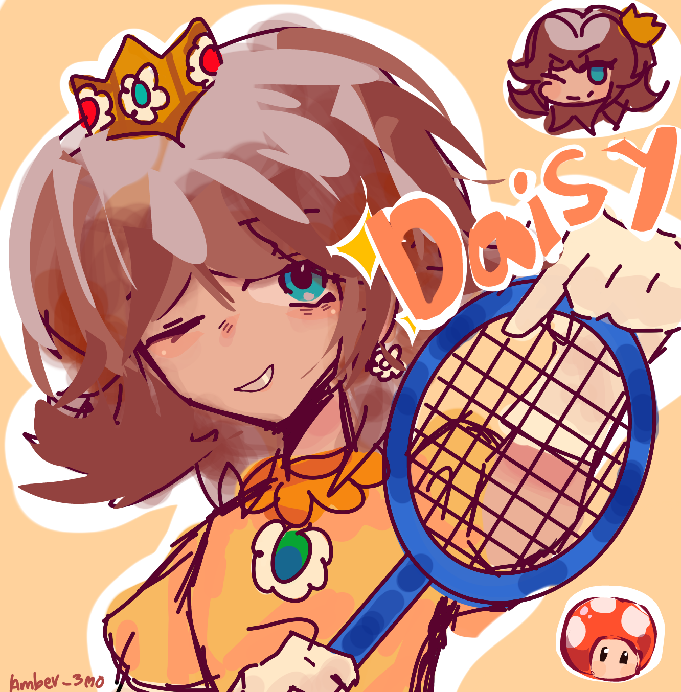 Princess daisy - ibisPaint