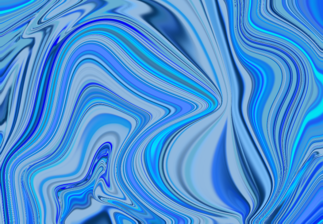 Blue mural - ibisPaint