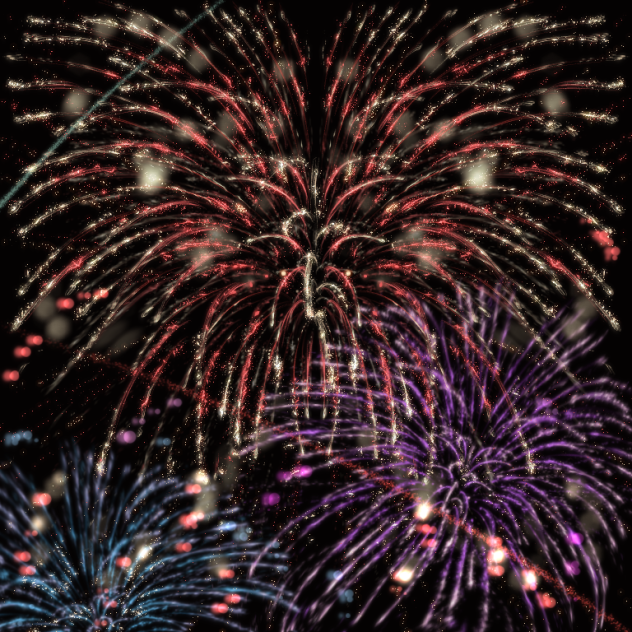 Fireworks 🎆 - ibisPaint