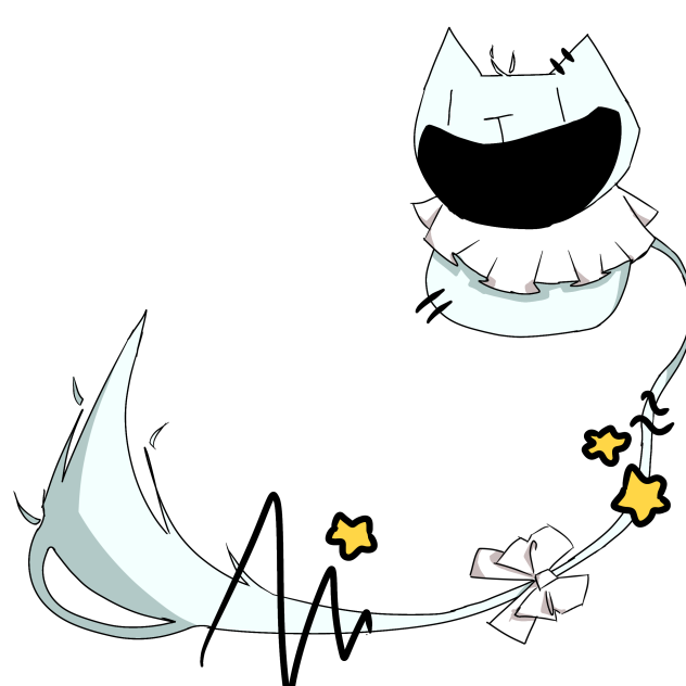 Cat tail frame - ibisPaint