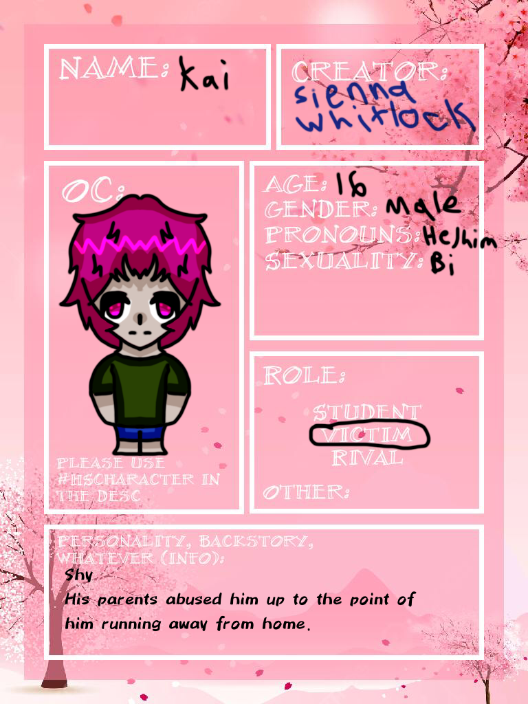 Heartstrings Character Sheet - ibisPaint