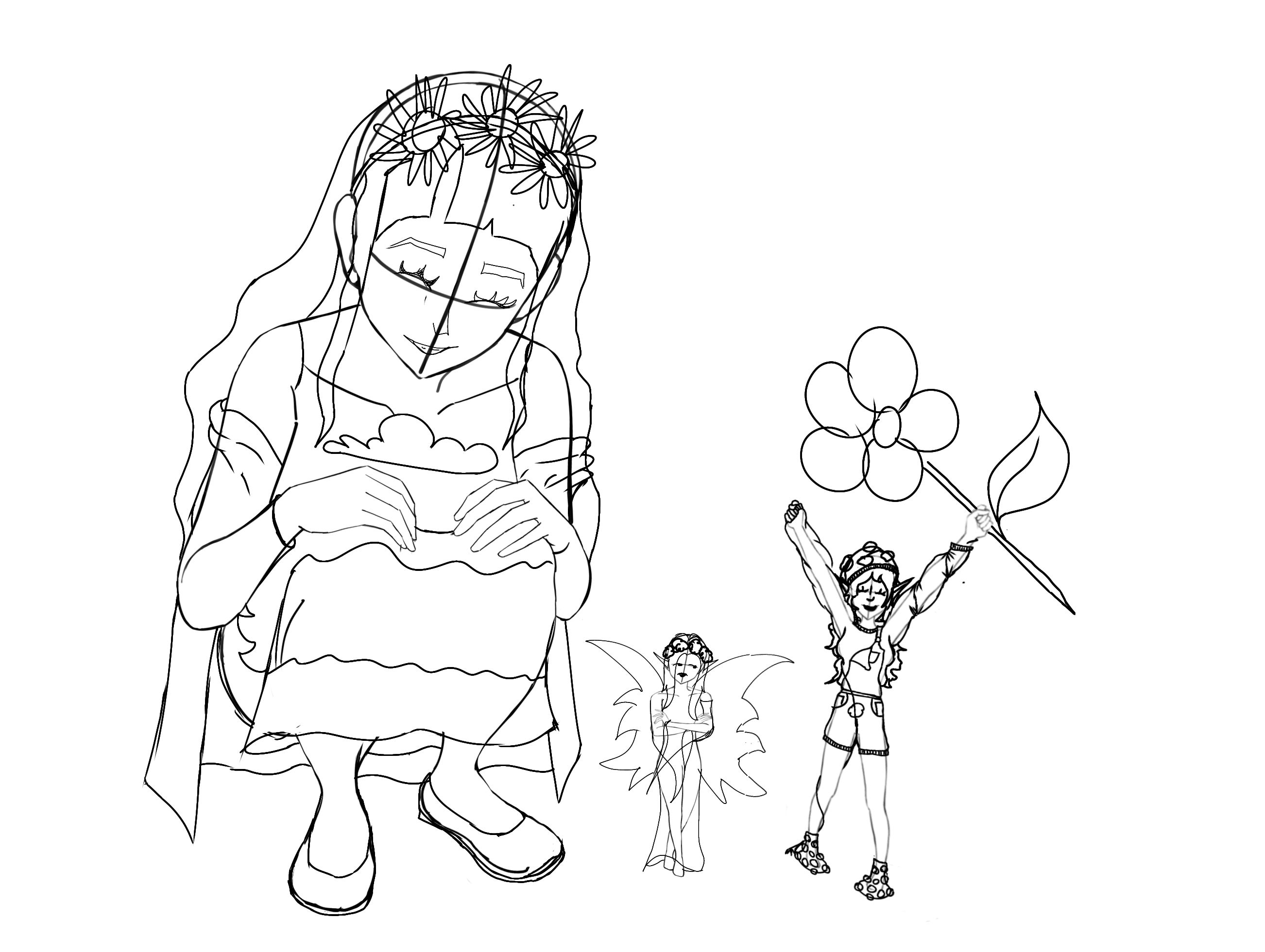 Height difference (sketches =p) - ibisPaint