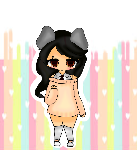 Chibi Wolf Girl - ibisPaint