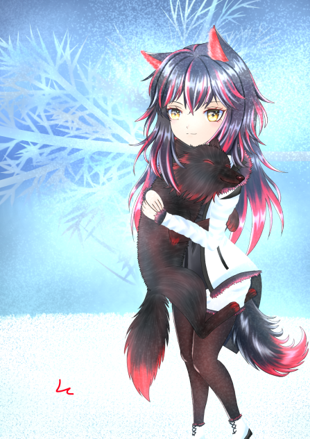 Texas and her friend - ibisPaint