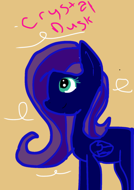 drawing my oc crystal dusk again - ibisPaint