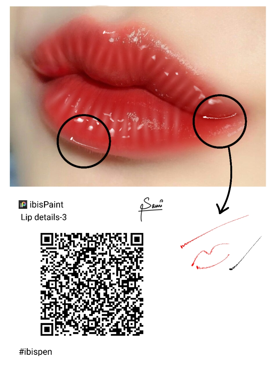 lips detail- 3 - ibisPaint