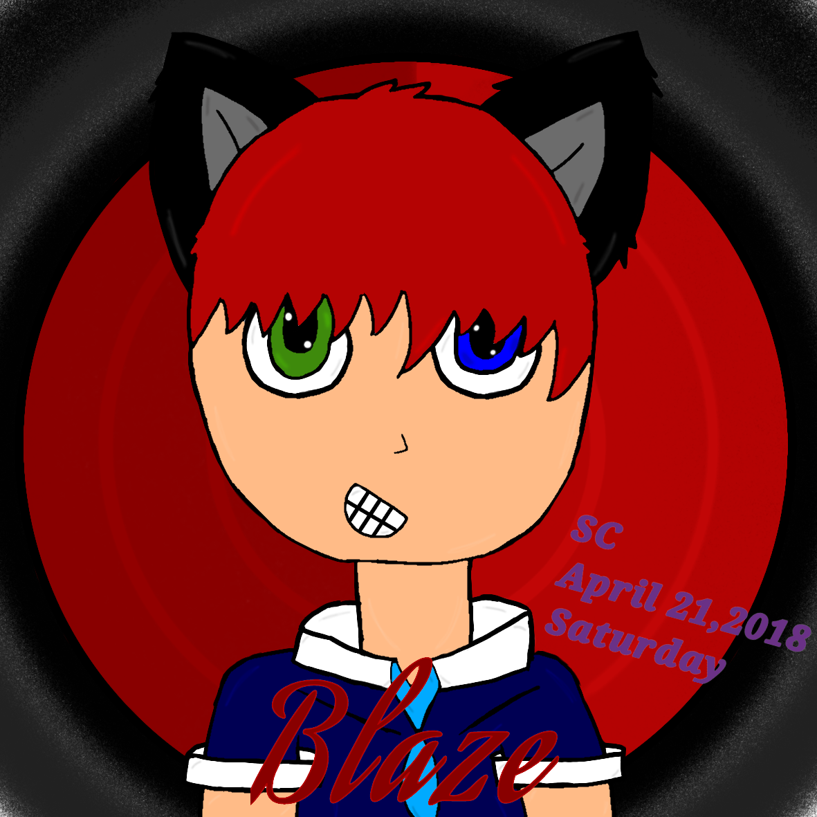 Blaze Birthday April 20th - ibisPaint