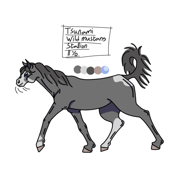 redrawing of Tsunami - ibisPaint