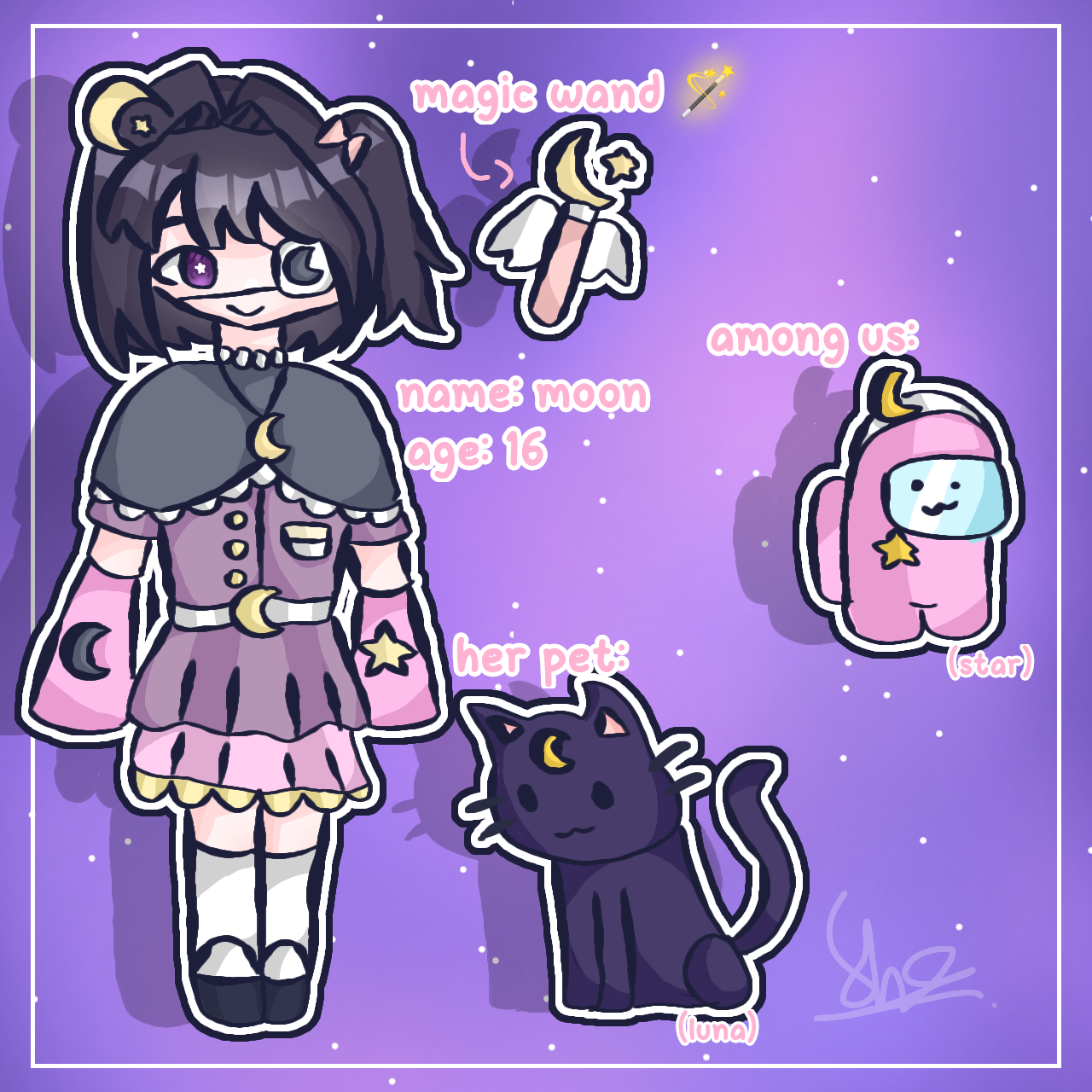 my new oc full body ref! - ibisPaint