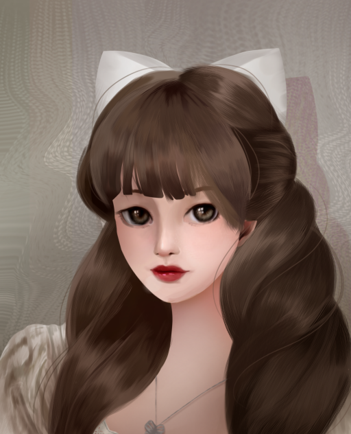 white bow - ibisPaint