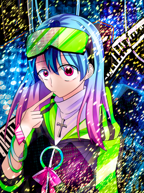 11100011 10000010 10110101 00100001 - ibisPaint