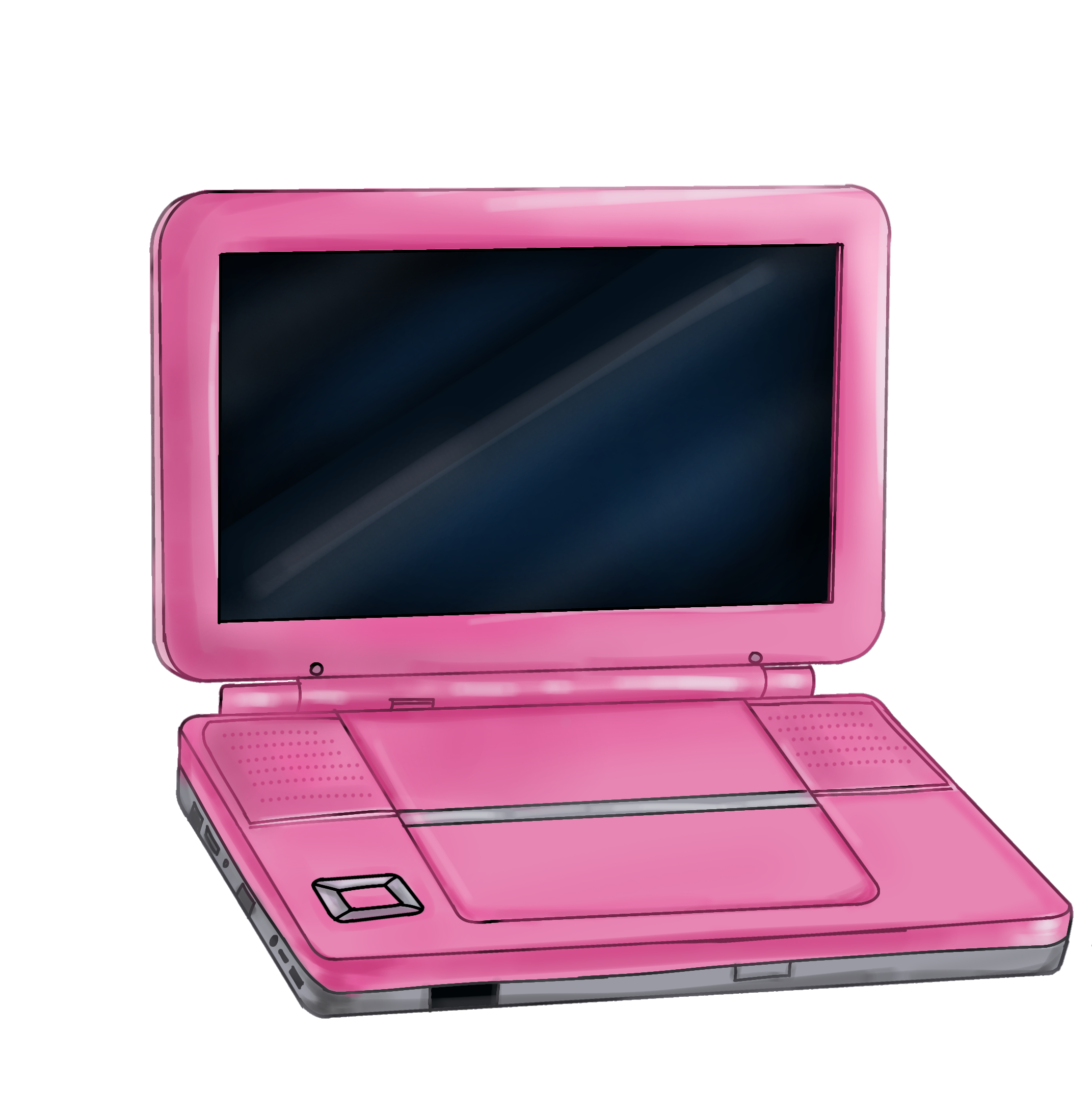 y2k portable dvd player - ibisPaint