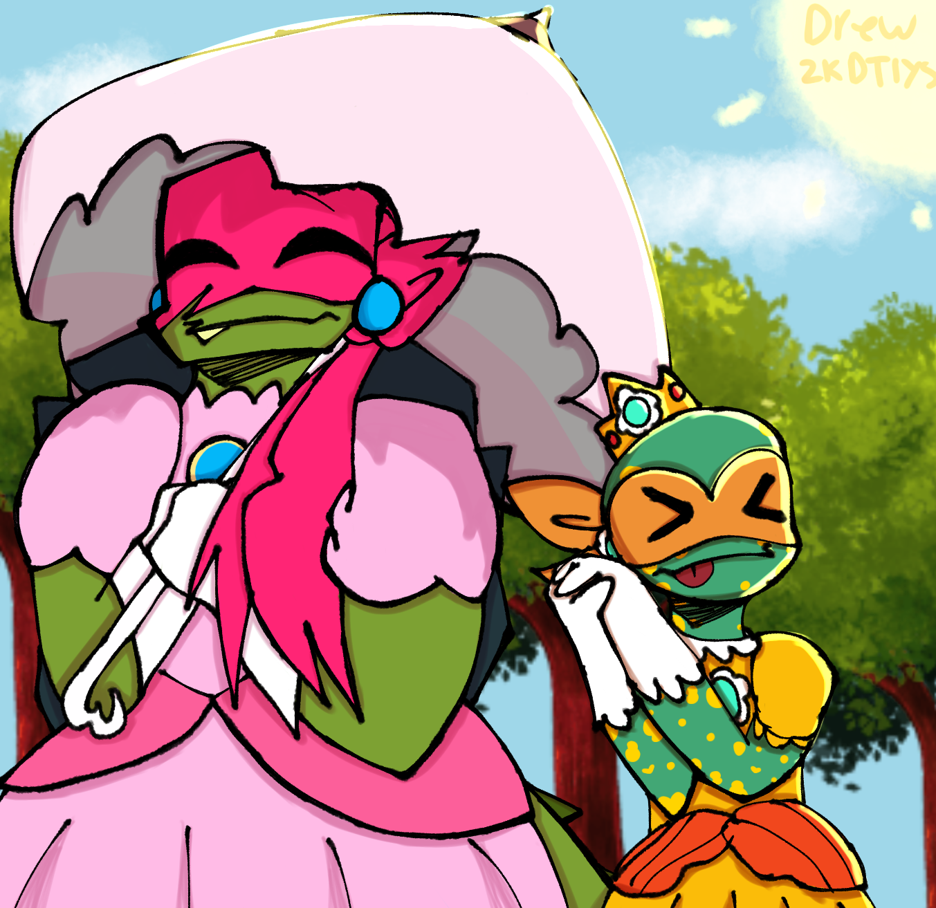 Drew DTIYS Raph and Mikey - ibisPaint