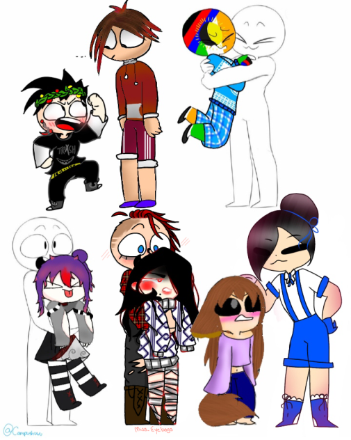 Tall vs Small collab Edited - ibisPaint