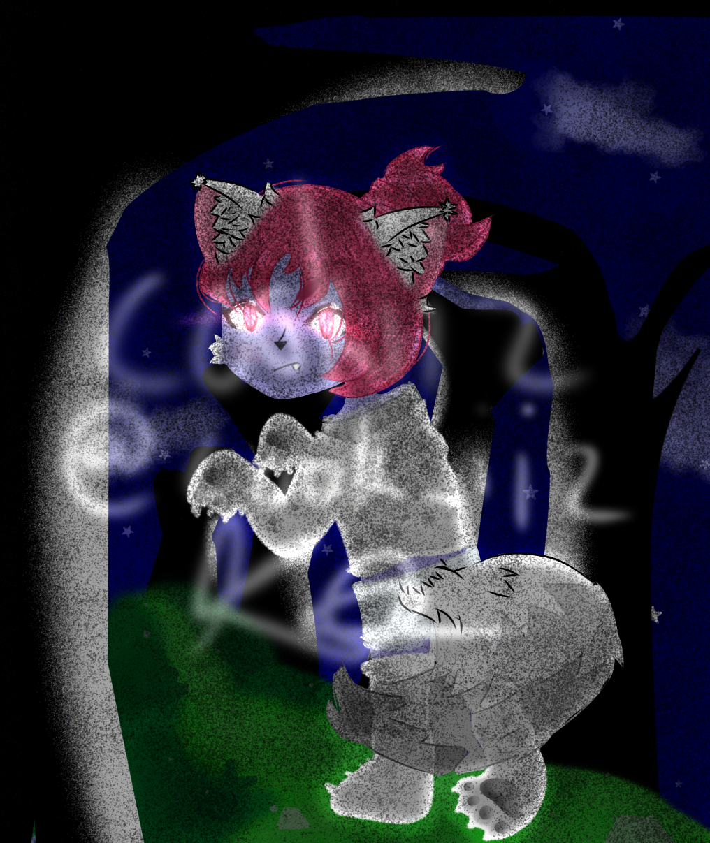 the wolf lurking within - ibisPaint