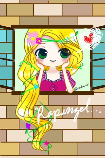 Rapunzel Disney - ibisPaint