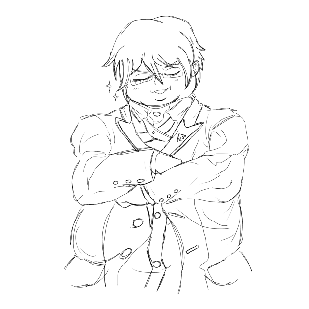 Byakuya Togami Sprite Redraw - ibisPaint