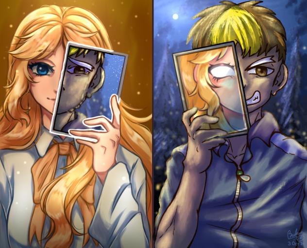 Collab mirror gijinka w.IceLover - ibisPaint