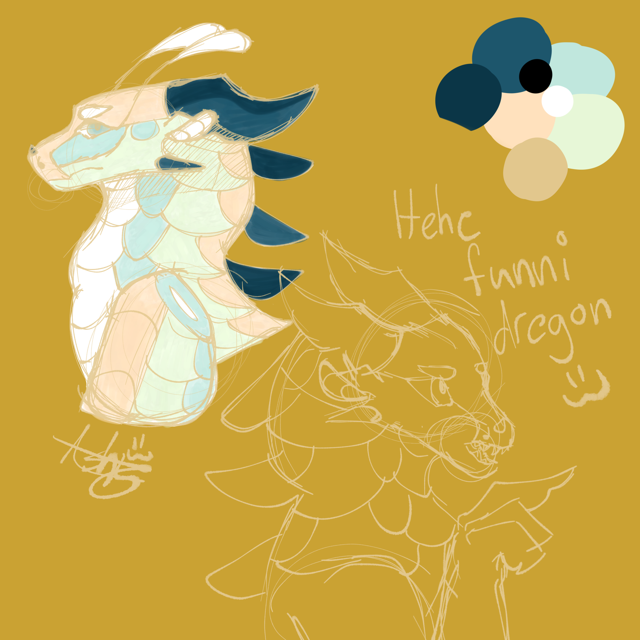 Idk felt like silly doodles - ibisPaint