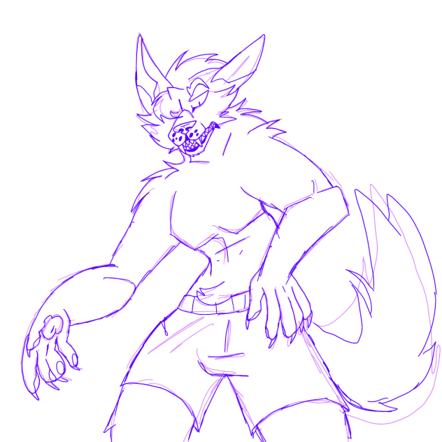 Werewolf base - ibisPaint