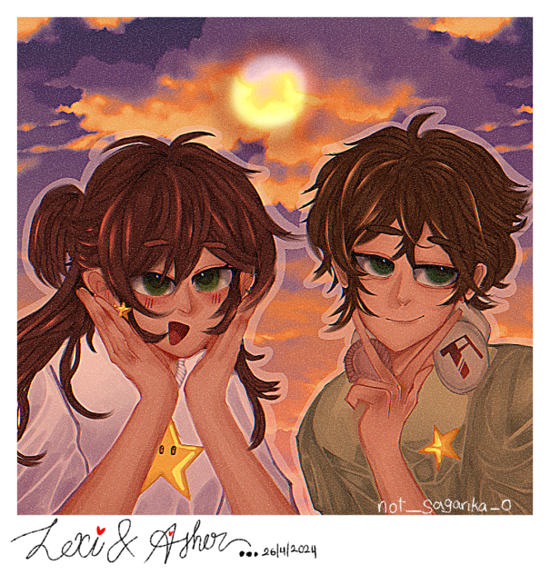 sunset date - ibisPaint