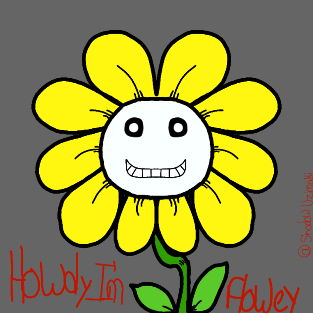 Flowey - ibisPaint