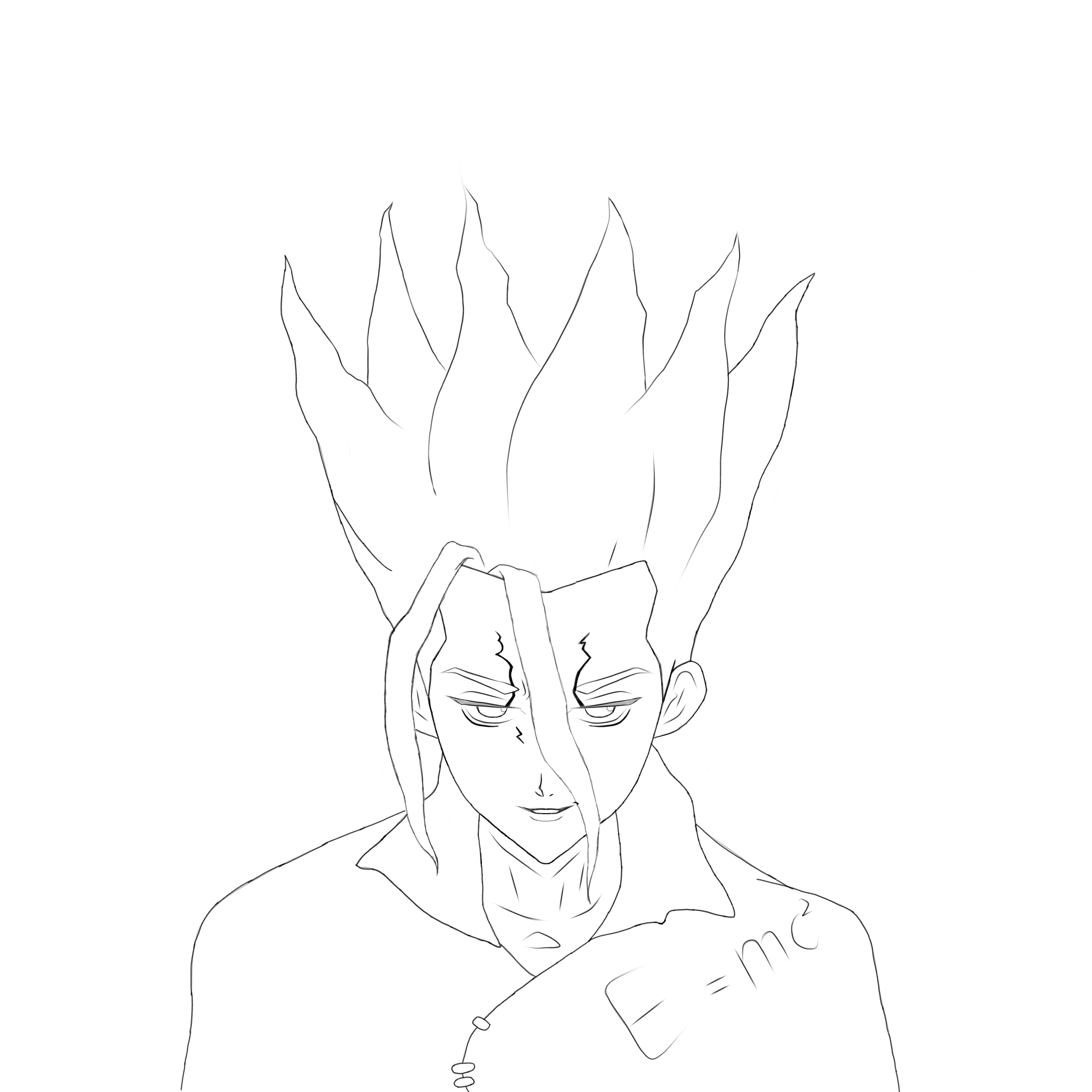 Ishigami_senku 2ndtry - ibisPaint
