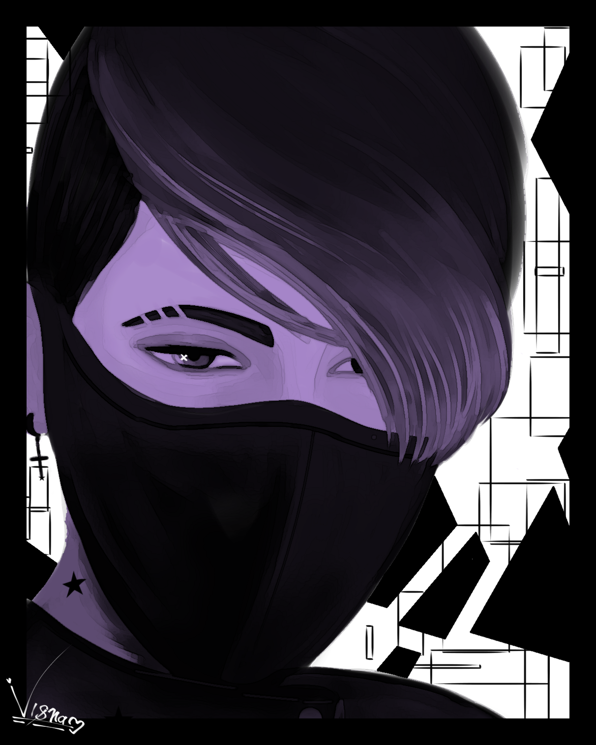 M๑sk b y - ibisPaint