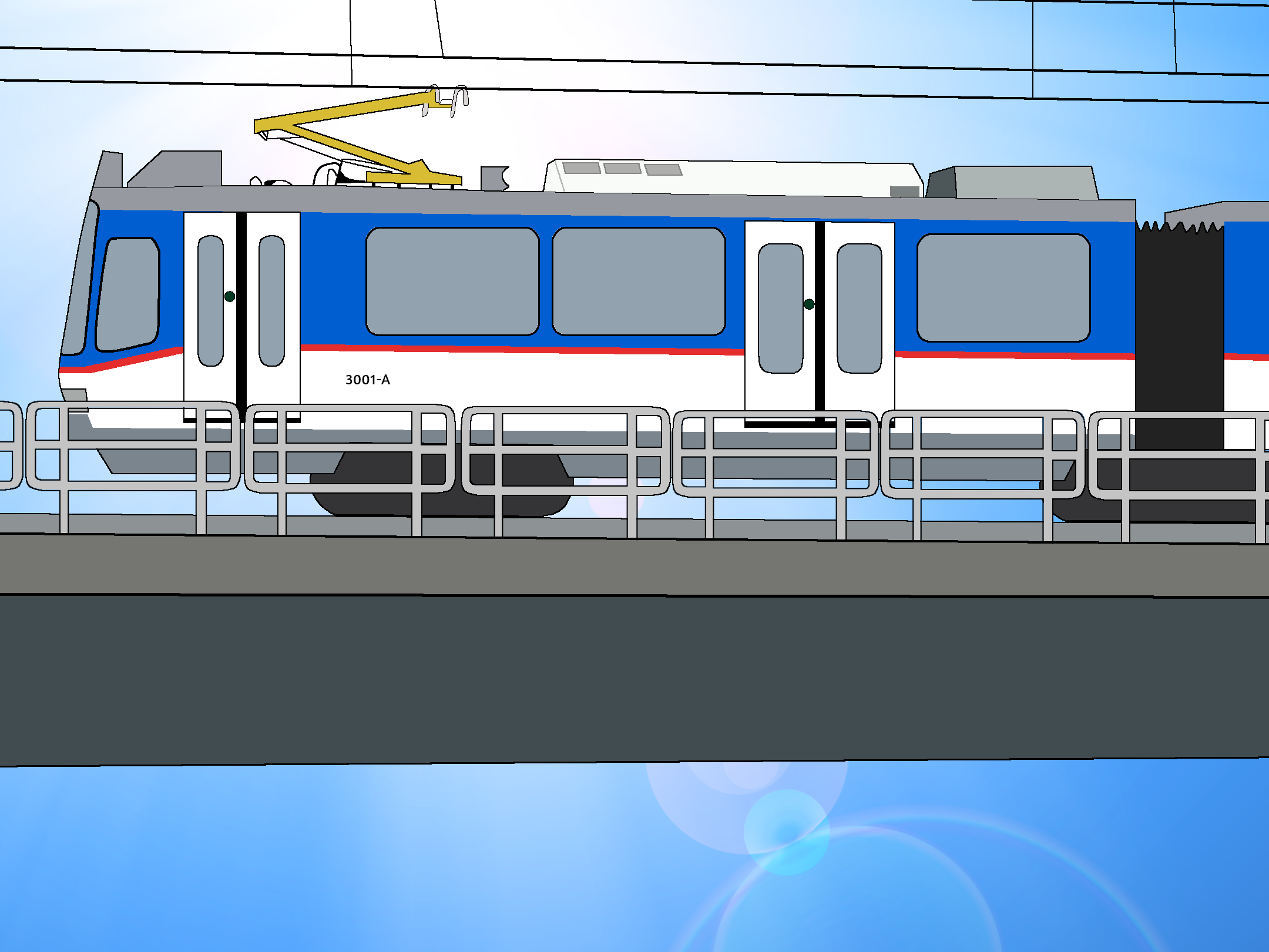MRT-3 train - ibisPaint