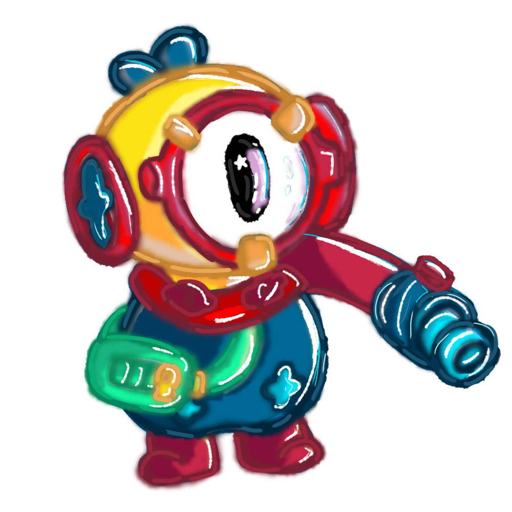 otis brawl star - ibisPaint