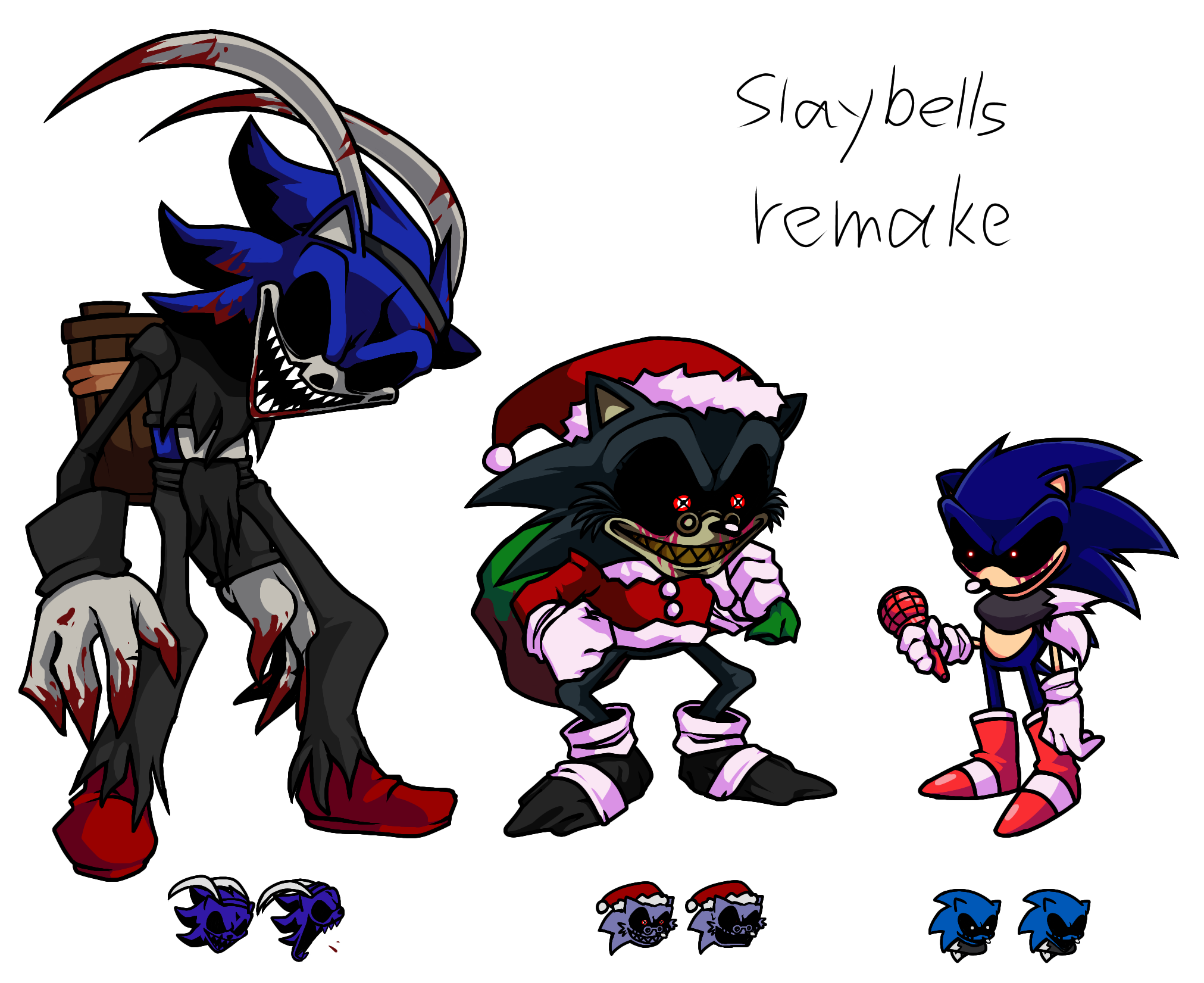 FNF Slaybells remake - ibisPaint