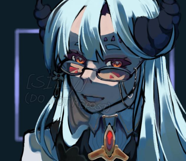 Blue light - ibisPaint