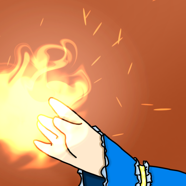 Fire girl - ibisPaint