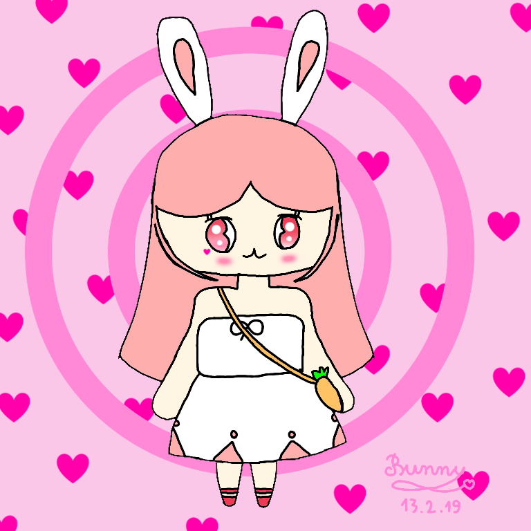 Draw Bunny ( Mini world ) - ibisPaint