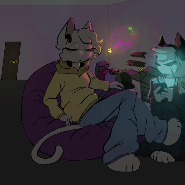 CHERRY & SLASH CHILLING - ibisPaint