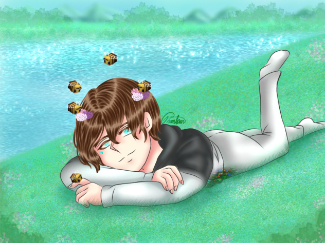 Arin con las abejas - ibisPaint