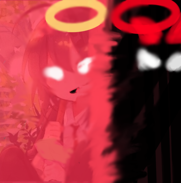 Angel and demon - ibisPaint