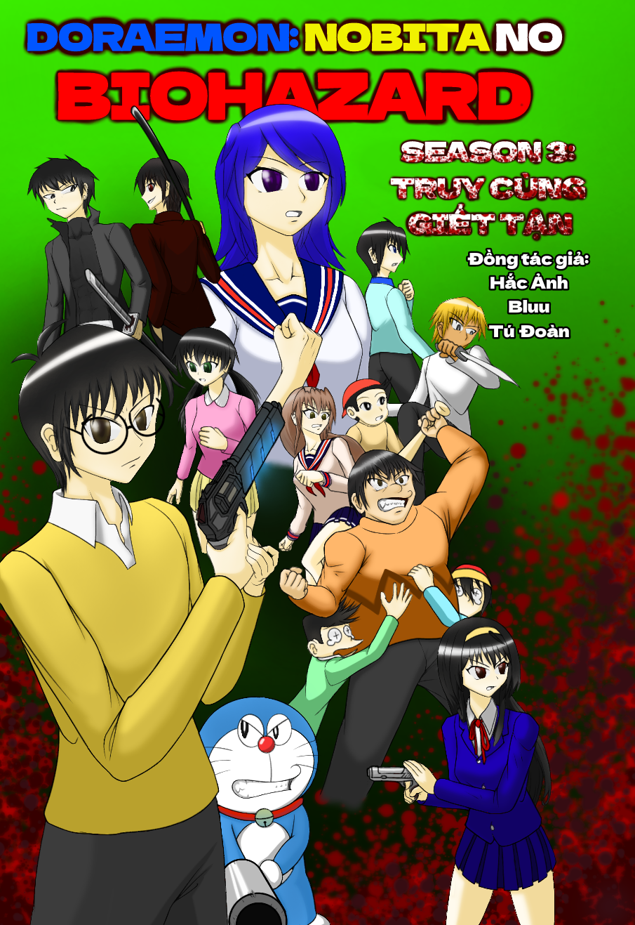 Bìa Doraemon Nobita no Biohazard SS3 - ibisPaint