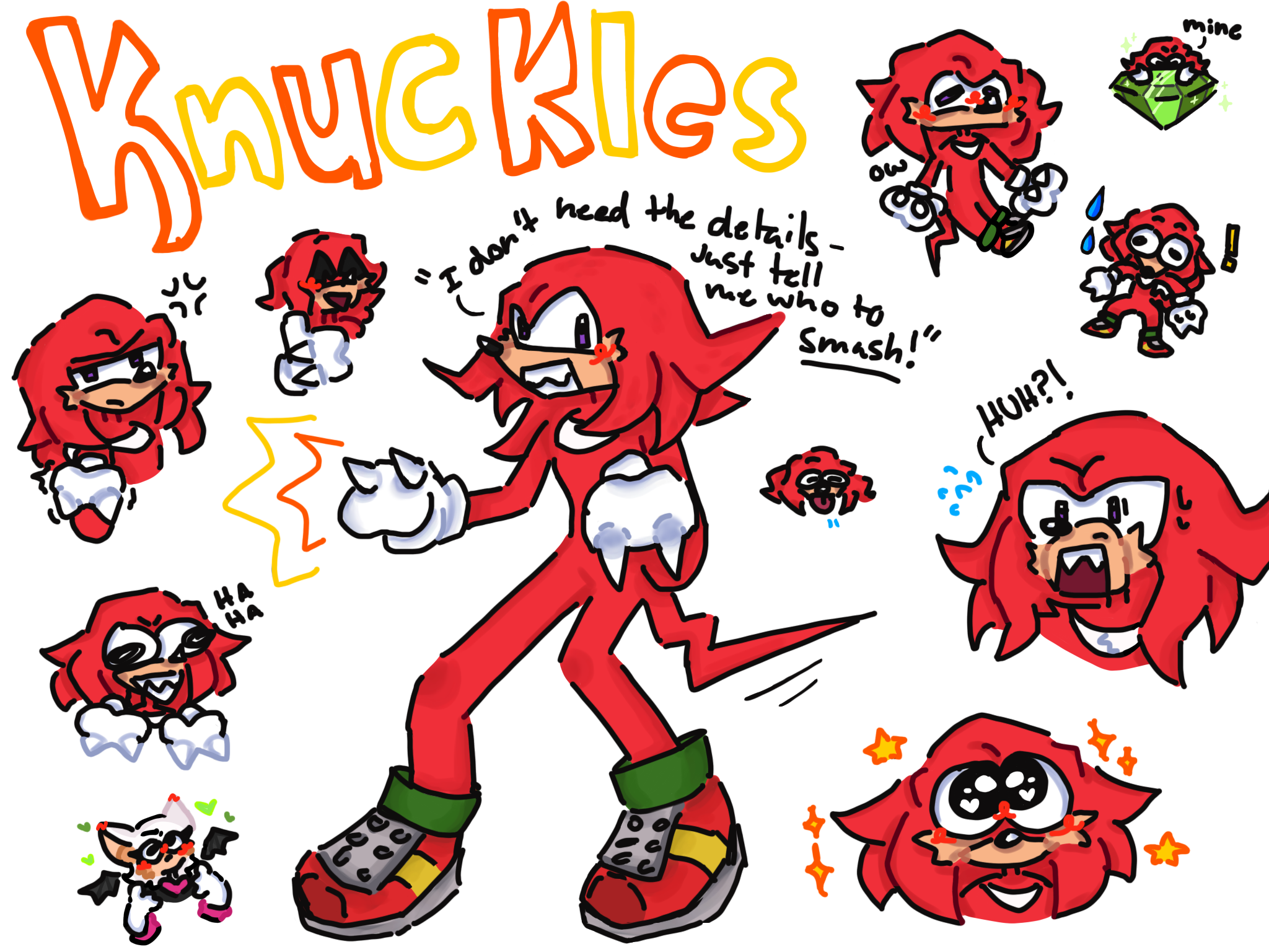 Knuckles! - ibisPaint