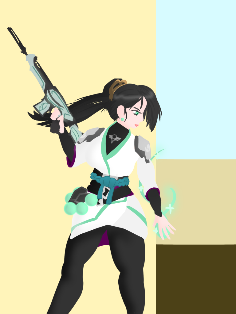 Sage Fanart [Valorant] (Part 1) - ibisPaint