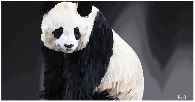 A realistic fluffy animal - ibisPaint