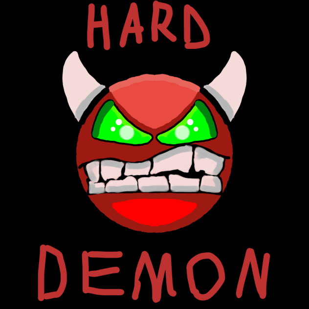 Geometry dash hard demon - ibisPaint