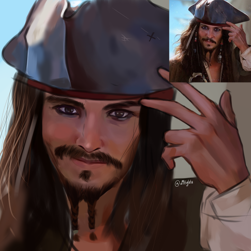 captain Jack sparrow - ibisPaint