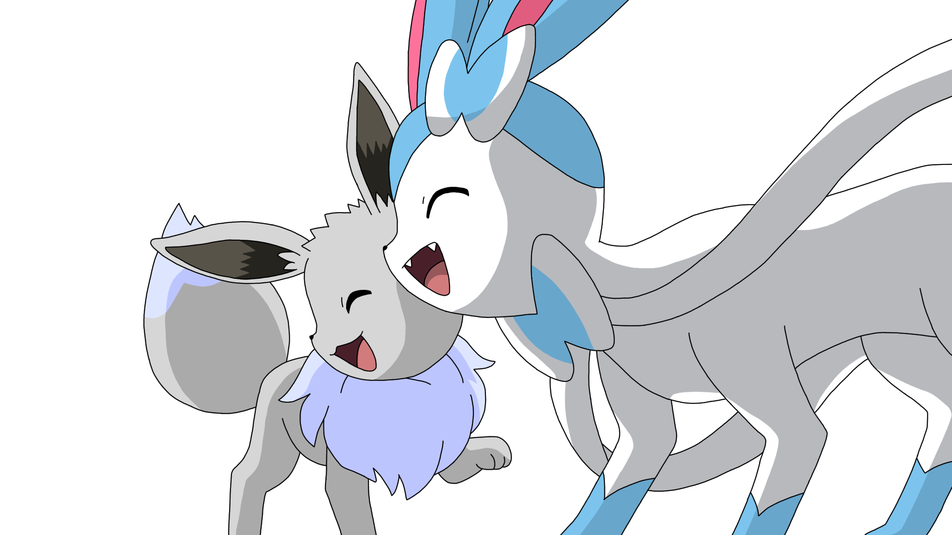 Lucius Nuzzles Moon - ibisPaint