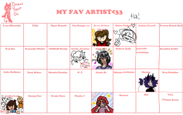 Stars Fav Artists!! (7) - ibisPaint