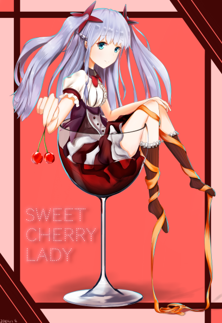 Sweet Cherry Lady - ibisPaint